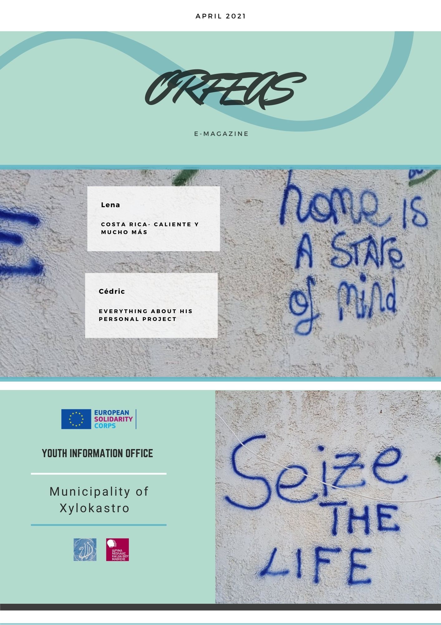 E-magazine April 2021 - Orfeas Organization - Greece